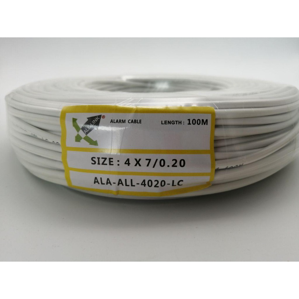 4 CORE ALARM CABLE ALL-LINK 7/0.20 LC 100 M | Shopee Malaysia