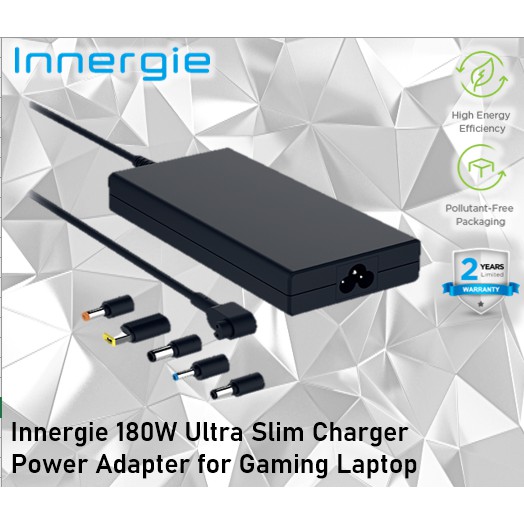 Innergie 180W Ultra Slim Charger Power Adapter for Gaming Laptop (UK ...