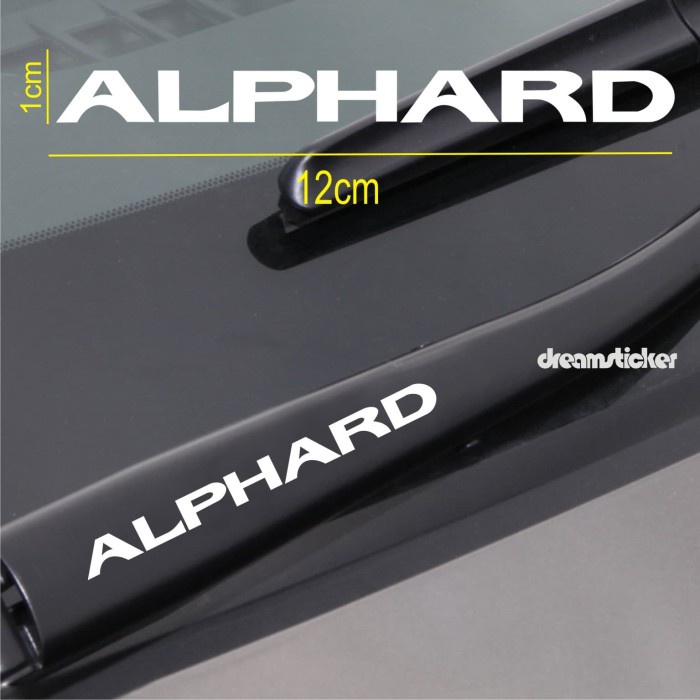 Toyota Alphard Car Wiper Sticker | Shopee Malaysia