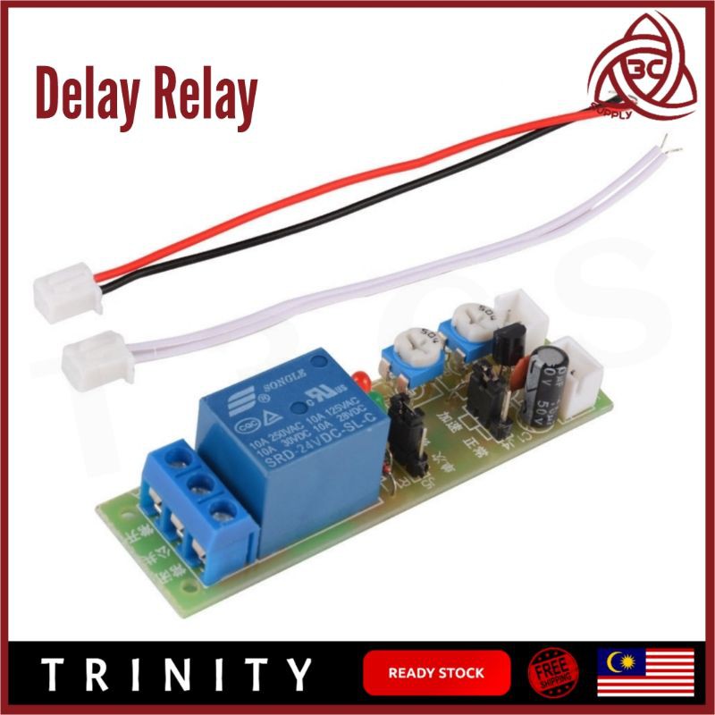 Infinite Cycle Delay Timer Timing Relay DC 5V 12V 24V 15min 60min Turn On / Off Module DIY x ...