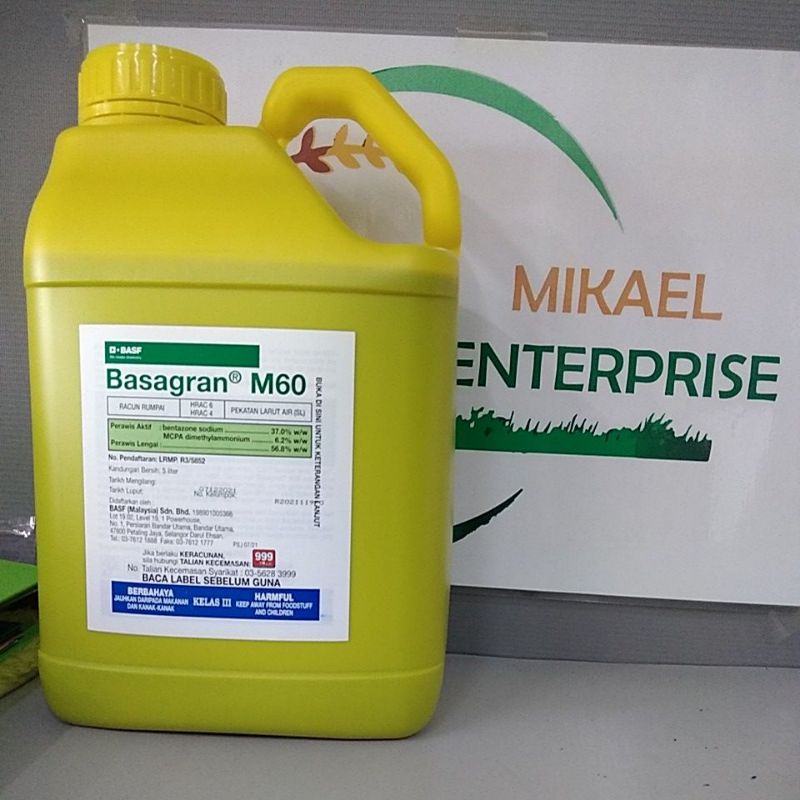 BASAGRAN BASF M60 5L /racun rumpai/racun rumput | Shopee Malaysia