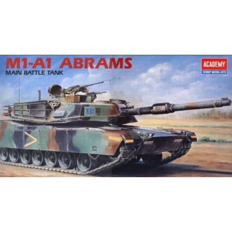 Academy 1345 1:35 M1A1 Abrams | Shopee Malaysia