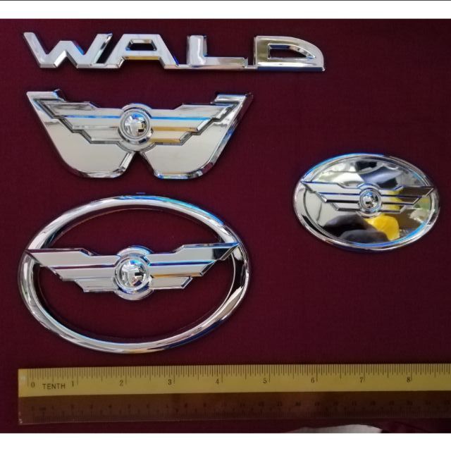 4pcs WALD EDITION EMBLEM set | Shopee Malaysia