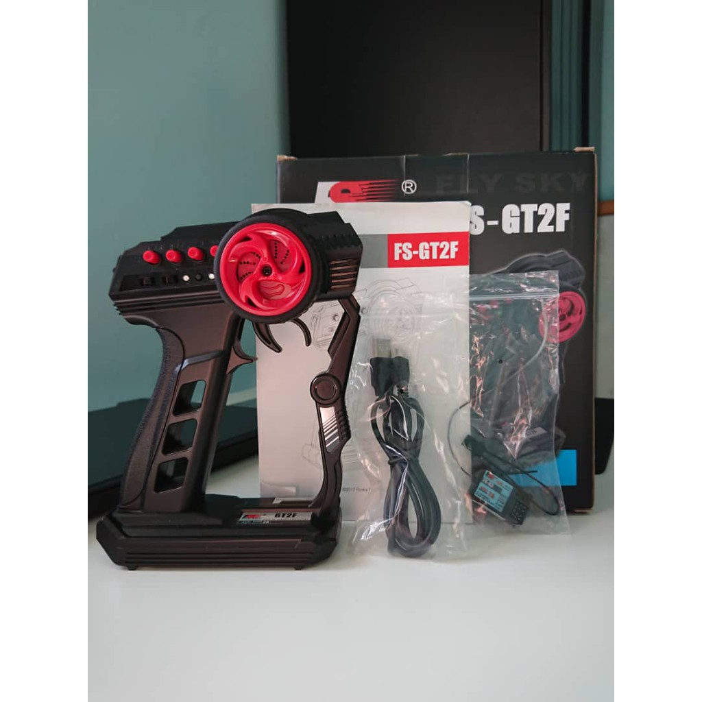 Fly sky remote controller FS-GT2F / 2 channel controller / 2.4ghz ...