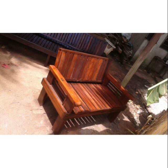 Kerusi Kayu Solid 1 | Shopee Malaysia