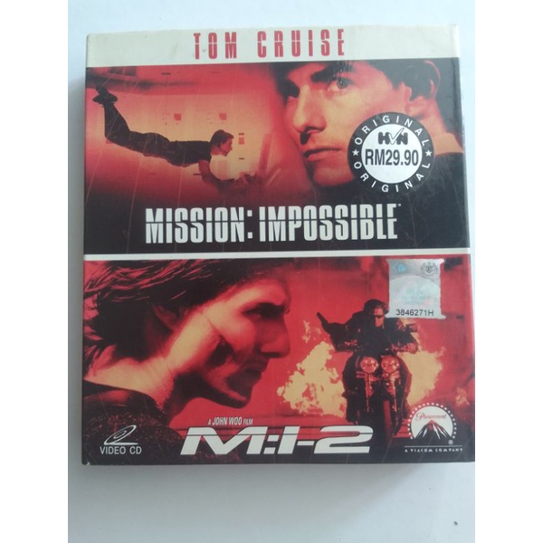 Like new Vcd Mission Impossible 1 & 2 | Shopee Malaysia
