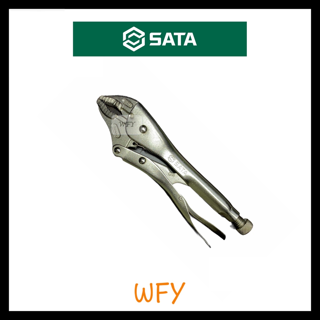 SATA Locking Pliers Curved Jaw 10" (71103) 100% Heavy Duty | Shopee ...
