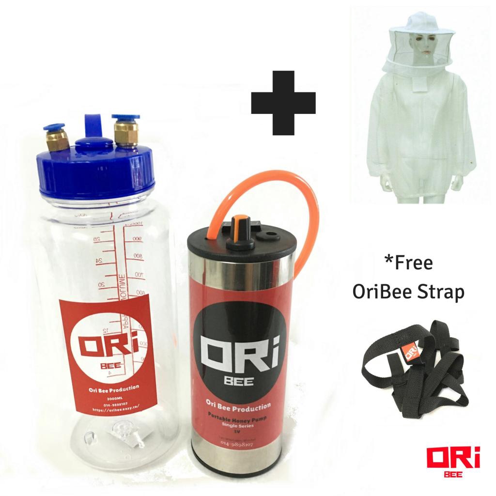 Ori Bee Stingless Bee Adjustable Speed Honey Pump Single Series 5V Combo Package A1 / Pam Madu ...
