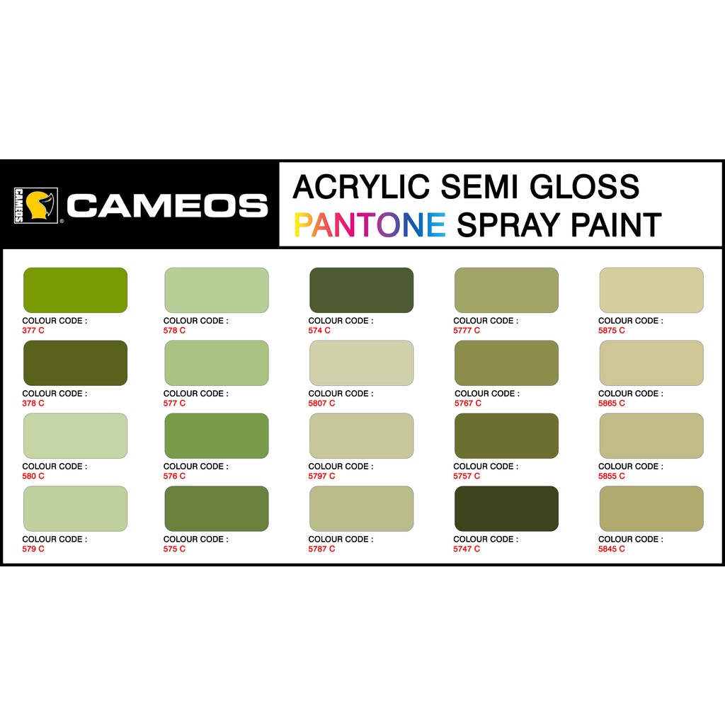 PANTONE Color P51 - Aerosol Spray Paint - CAMEOS 400ML/Bottle | Shopee ...