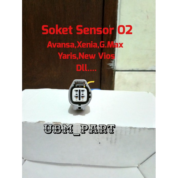 Toyota Avansa Xenia Vios G.Max Yaris O2 Oxygen Sensor Socket | Shopee ...