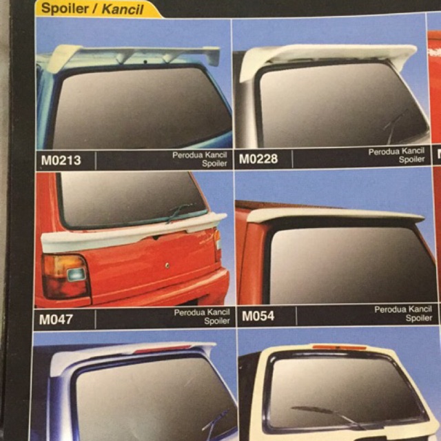 Perodua Kancil various type spoiler | Shopee Malaysia