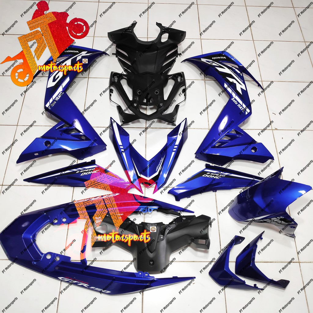 Honda Rs150 V1 V2 Cover Set Dpbmc Gp Blue Supra Gtr 2 Vietnam Malaysia