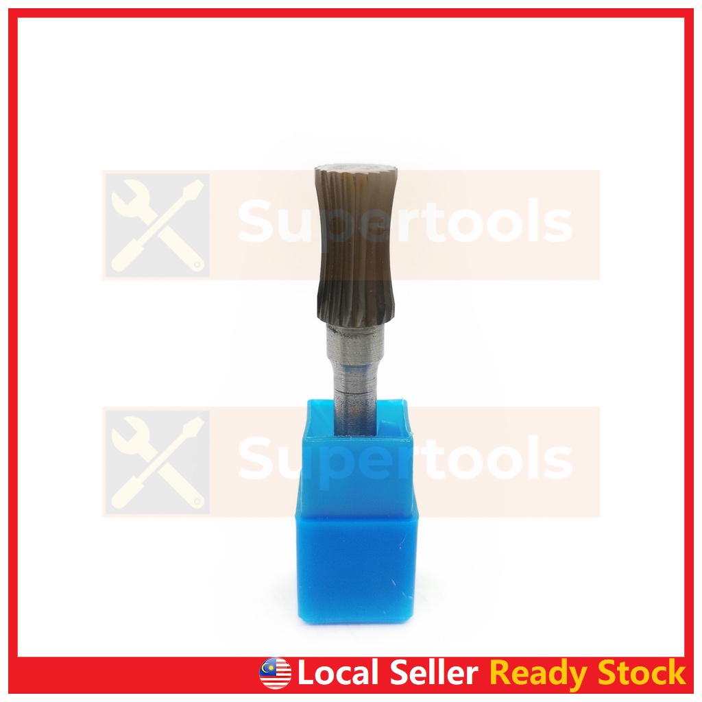 1pcs 10x6mm Tungsten Carbide Burr 6mm Single Cut Double Cut Rotary ...