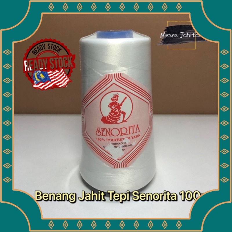 Senorita 100g Benang Jahit (Polyester Yarn) | Shopee Malaysia