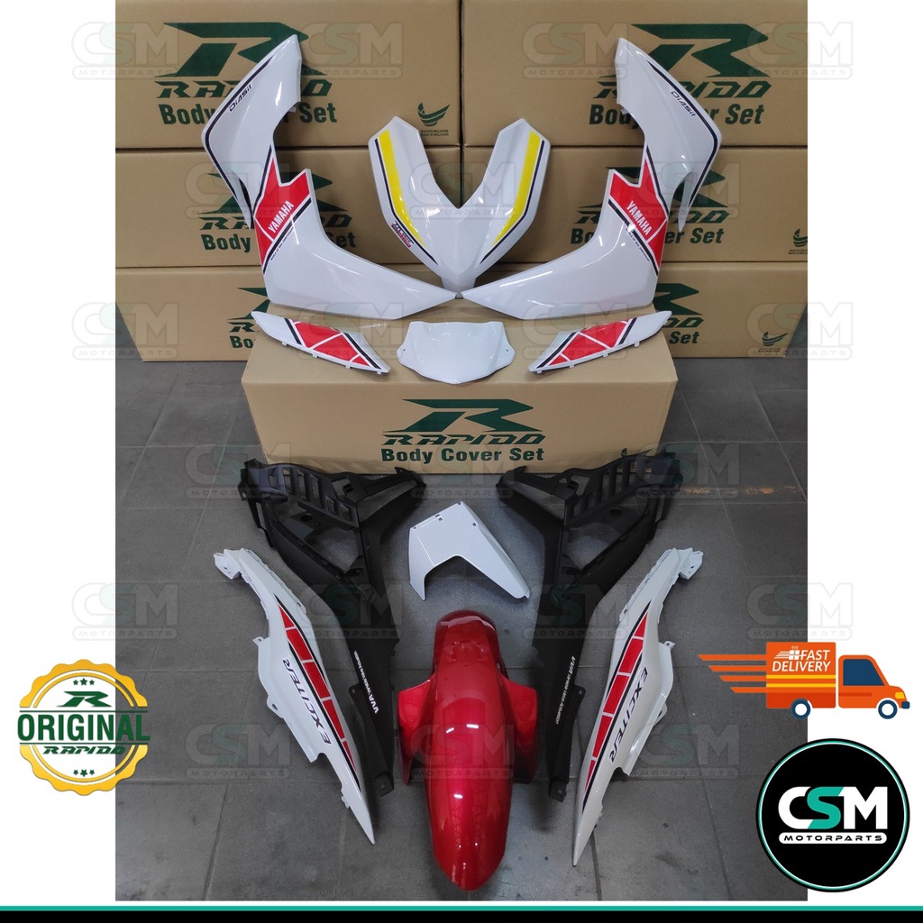 [READY STOCK] Coverset Bodyset Yamaha Y16 Y16ZR EXCITER 155 VVA World ...