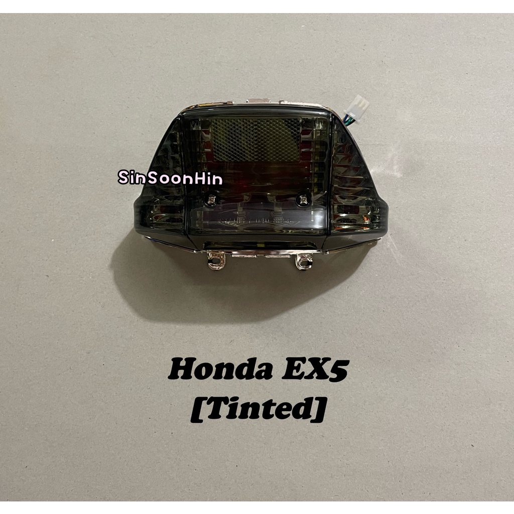 Honda EX5 Head Lamp / Front Signal / Tail Lamp [TINTED] # lampu depan ...