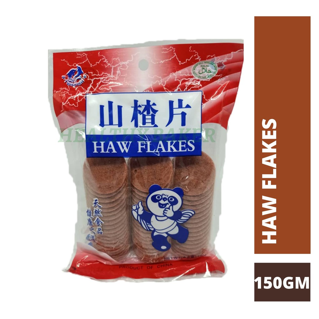 Haw Flakes Panda 150gm / Twin Fish Brand / Halal / Asam Keping / Big ...