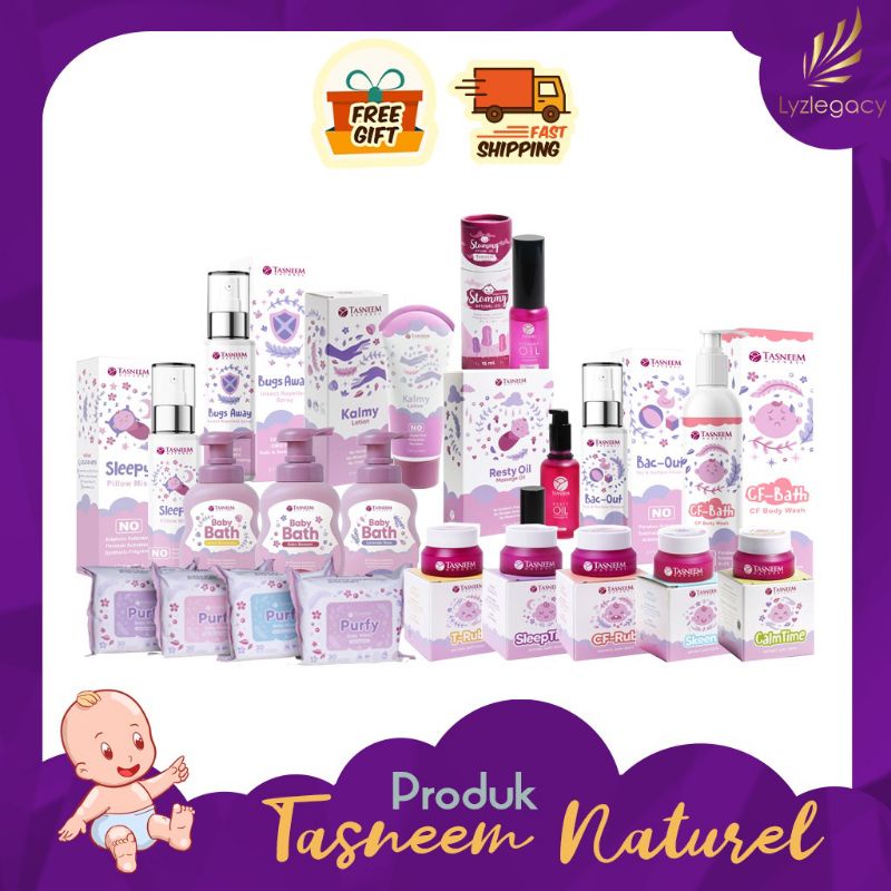 Balm Tasneem Naturel - Set Tasneem Untuk Bayi / Baby / Newborn || CF ...