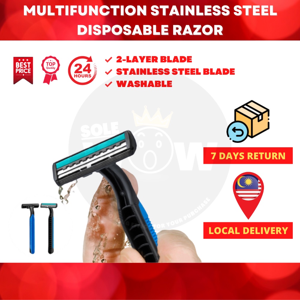 Multifunctional Stainless Steel Disposable Razor Pisau Cukur 一次性剃须刀 ...
