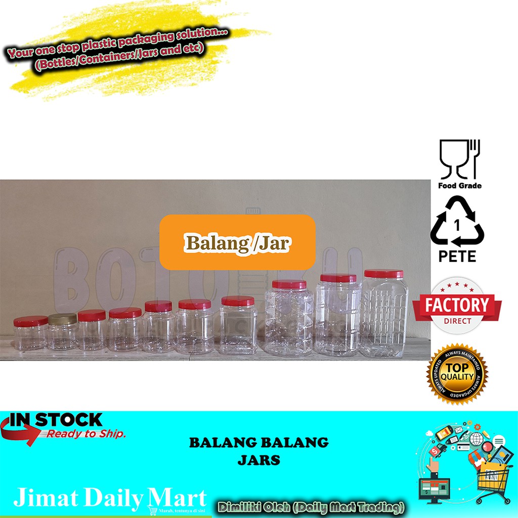 [READY STOCK] PELBAGAI 12 JENIS BALANG KUIH/COOKIES JAR | Shopee Malaysia