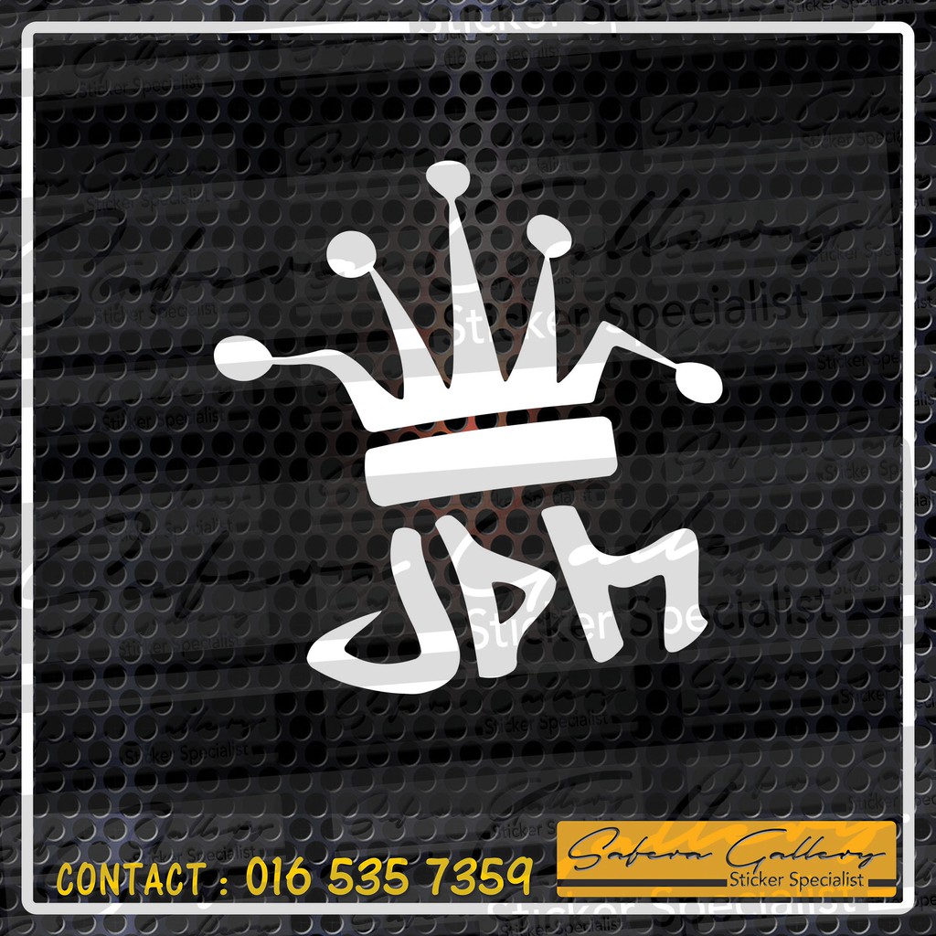 JDM CROWN STICKER DECALS HONDA TOYOTA NISSAN MAZDA DAIHATSU MIRA AVY ...