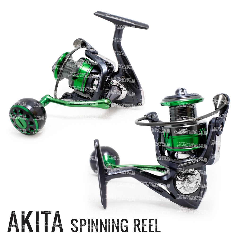 NEW OPASS AKITA 750 / 1000 / 2500 / 4000 / 5000 SPINNING REEL WITH FREE ...