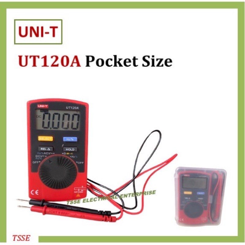 🔥Ready Stock🔥 Uni-T UT120A Pocket Size Digital Multimeter | Shopee Malaysia