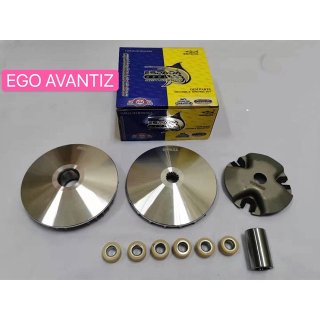 FRONT PULLEY SET YAMAHA EGO SOLARIZ / EGO AVANTIZ 100% ORIGINAL ESPADA | Shopee Malaysia