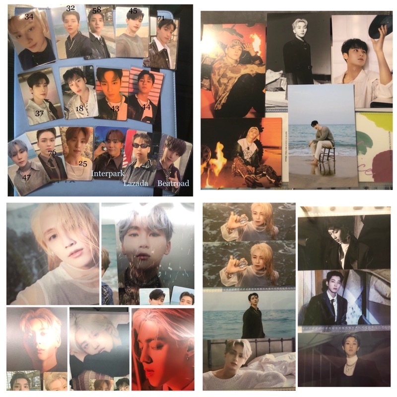 SEVENTEEN ATTACCA INCLUSIONS - POSTCARD, FOLDING CARD (READ DESCRIPTION ...