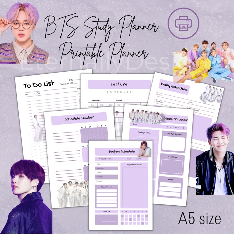 [PDF] BTS STUDENT PLANNER - BTS planner | Printable PDF Planner ...