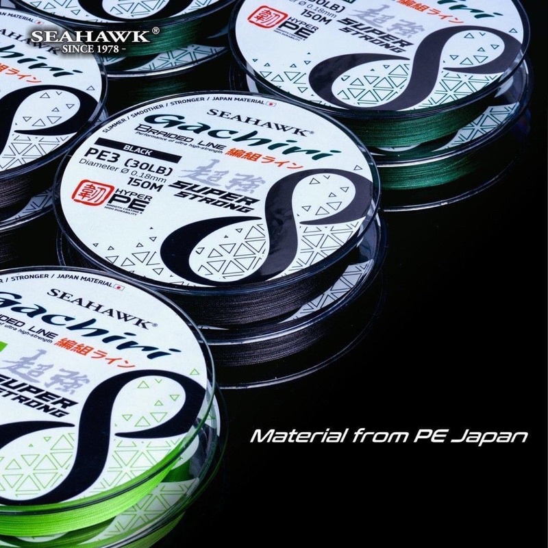 Seahawk Gachiri x8 Braid Line (150m) | Shopee Malaysia