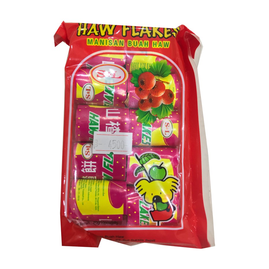 Haw FLAKES HAW Candied Fruit HAW 80G | Shopee Malaysia