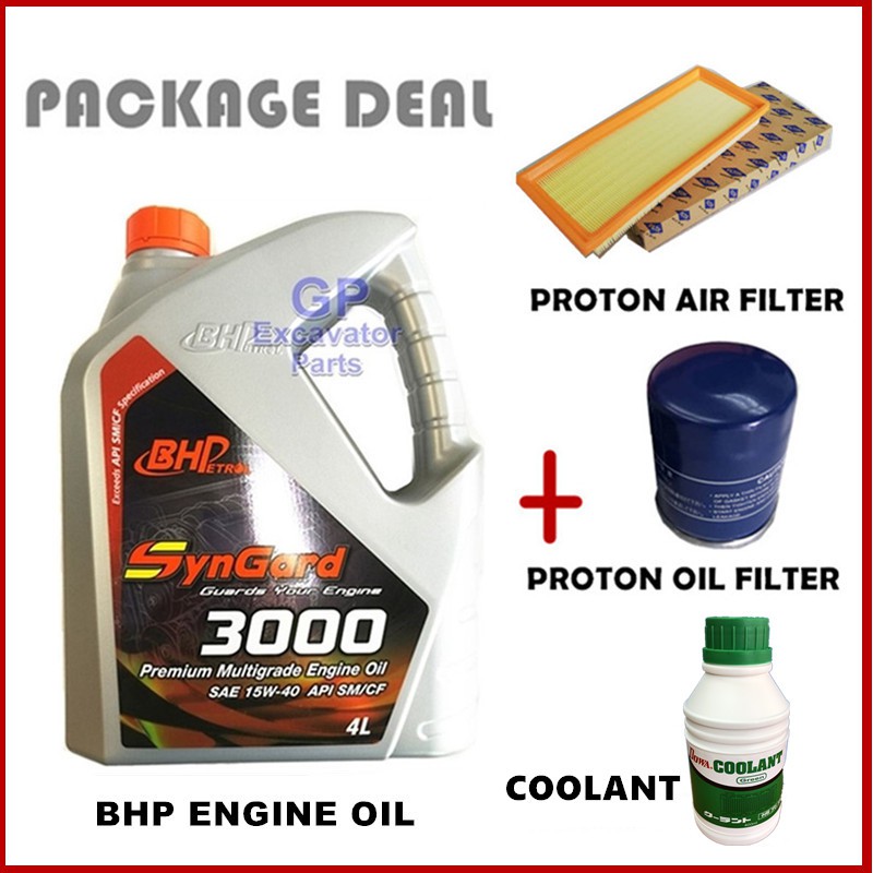 (100% Original Oil)Package - BHP Engine Oil SynGard 3000 + Proton Oil ...
