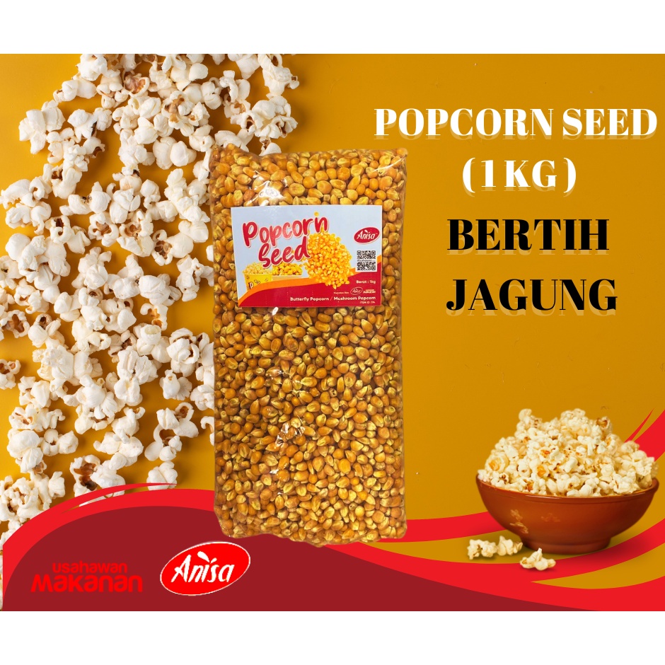 Popcorn Seed Mushroom/ Bertih Jagung Wayang Kualiti AAA Halal Bersih ...