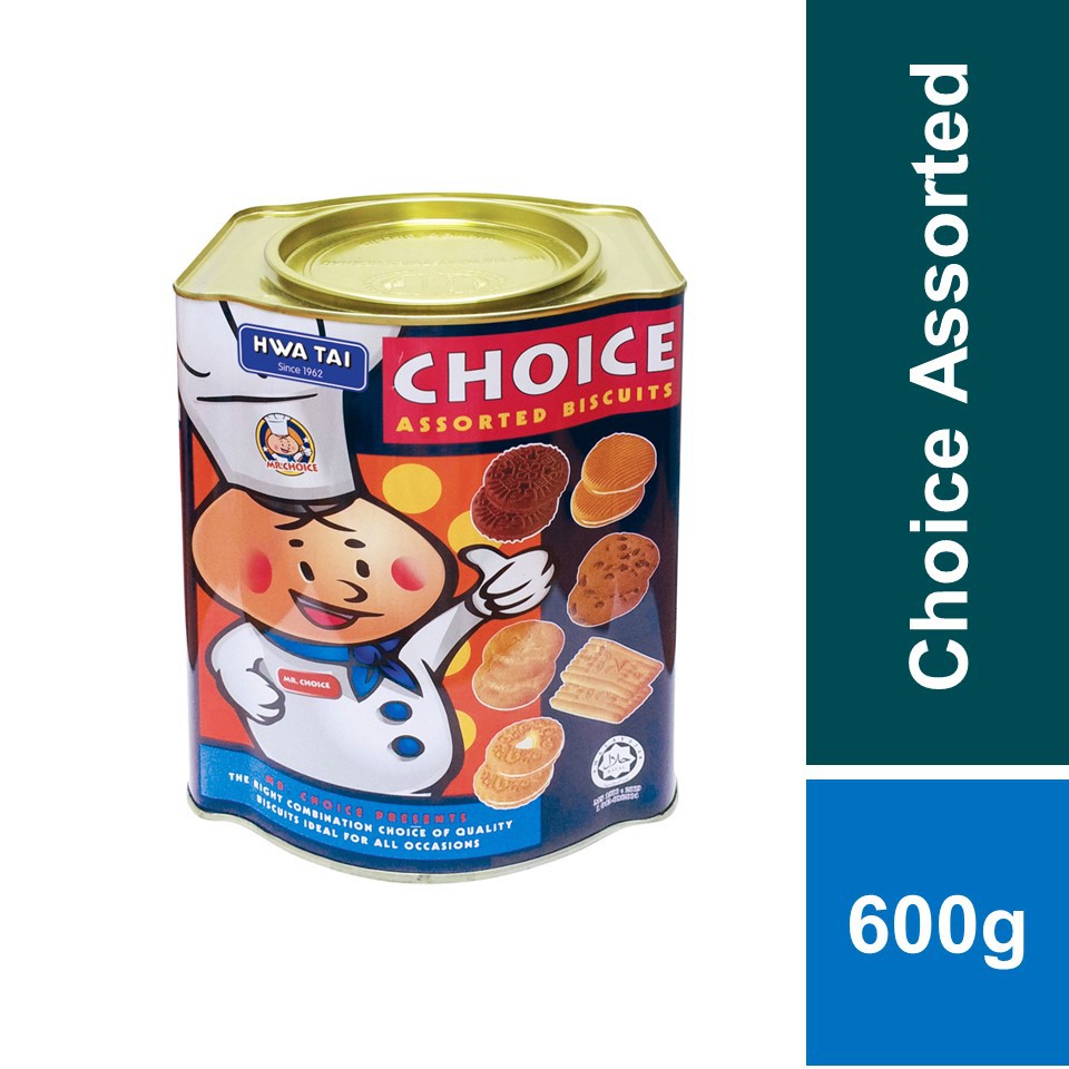 Hwa Tai Choice Assorted Biscuits tin – 600g | Shopee Malaysia