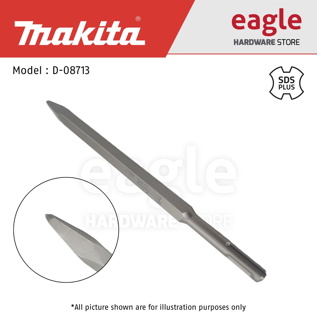 Makita D-08713 250mm Bull Point, SDS-Plus | Shopee Malaysia