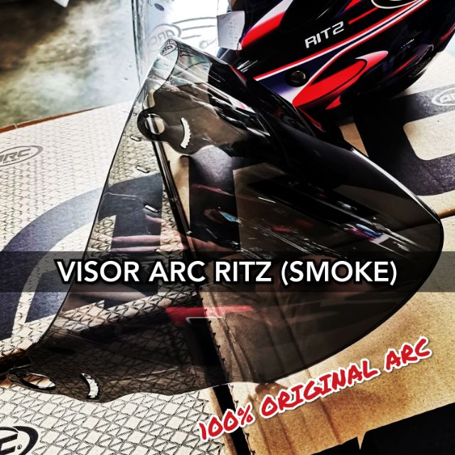 VISOR ARC RITZ 100% ORIGINAL SMOKE | Shopee Malaysia