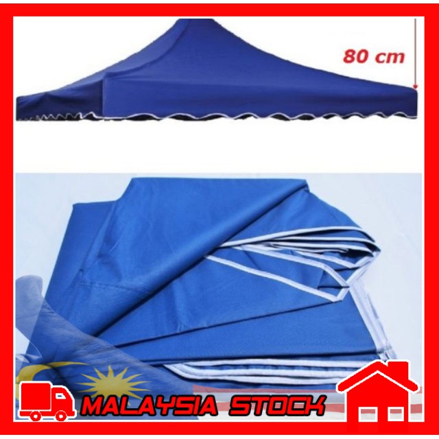 Kain Kanvas Kanopi Khemah 8x8 10x10 Canvas only market canopy kanvas ...