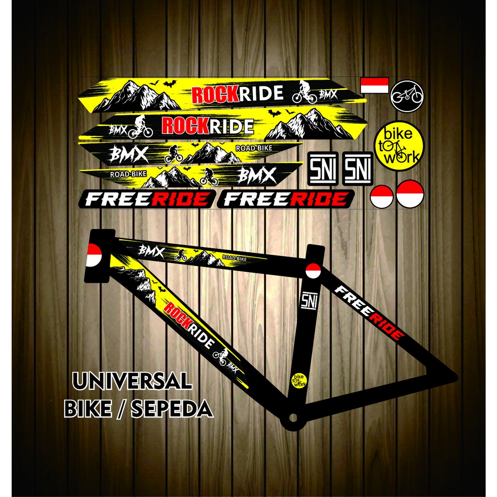 Striping STICKER FOR BIKES UNIVERSAL BIKE MOTIF VARIATIONS / BIKE ...