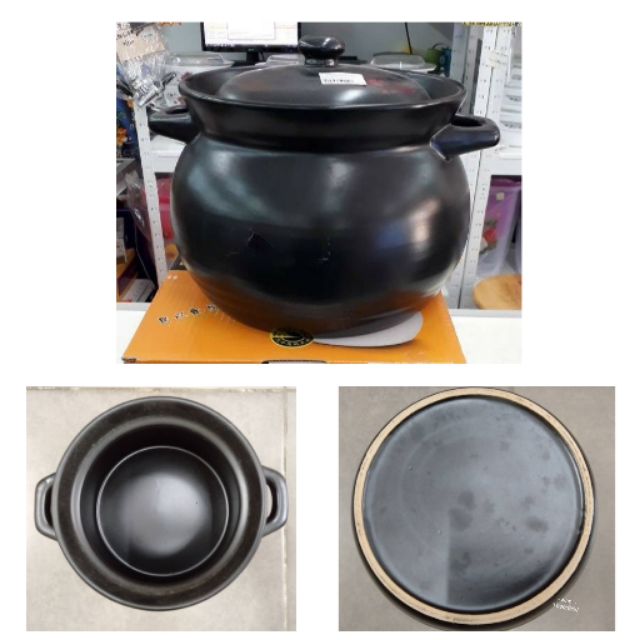 BLACK CLAY POT (pelbagai saiz) | Shopee Malaysia
