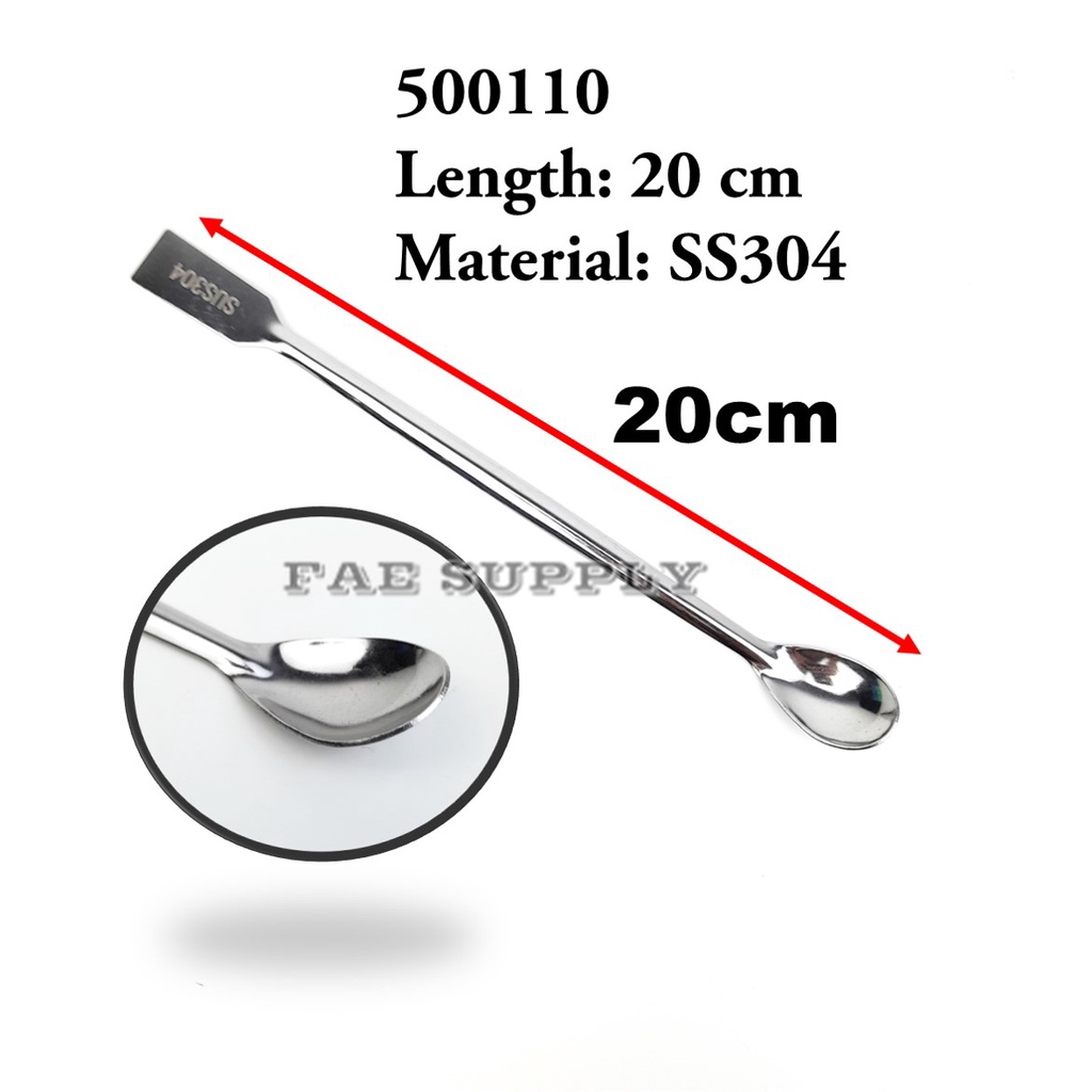 micro spatula Stainless steel laboratory scrap and spoon quality 15cm ...