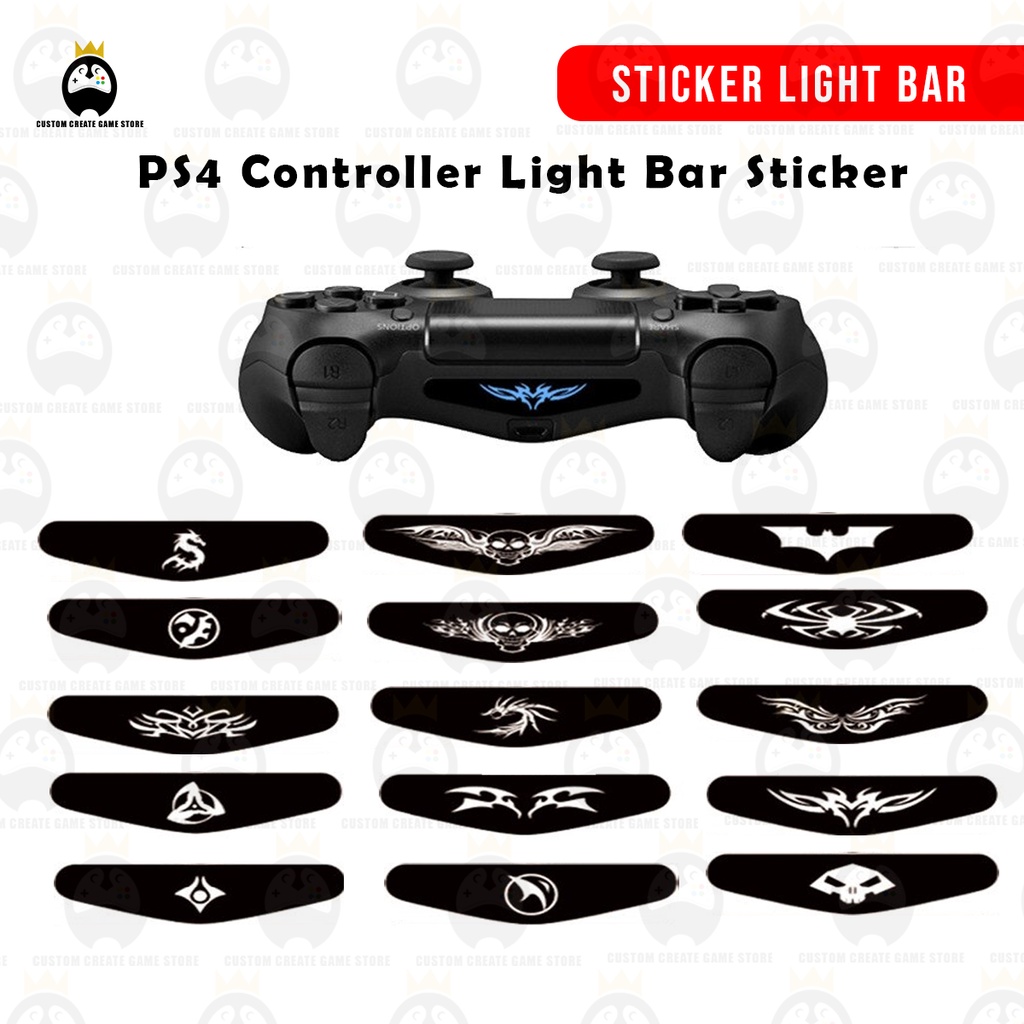 Lightbar Stickers Stick Playstation 4 PS4 PS Decal Stick DS4 Sticker ...
