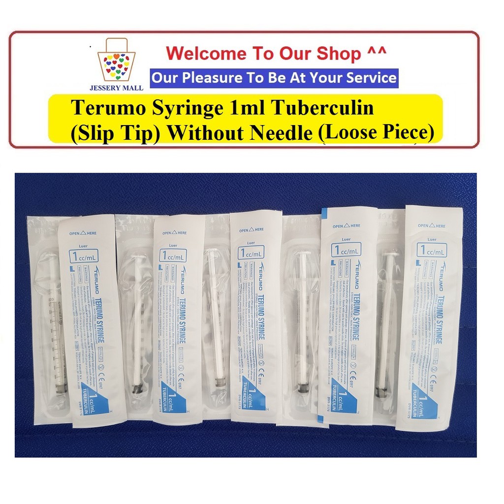 Terumo Syringe 1ml Tuberculin (Slip Tip) without Needle - Loose Piece | Shopee Malaysia
