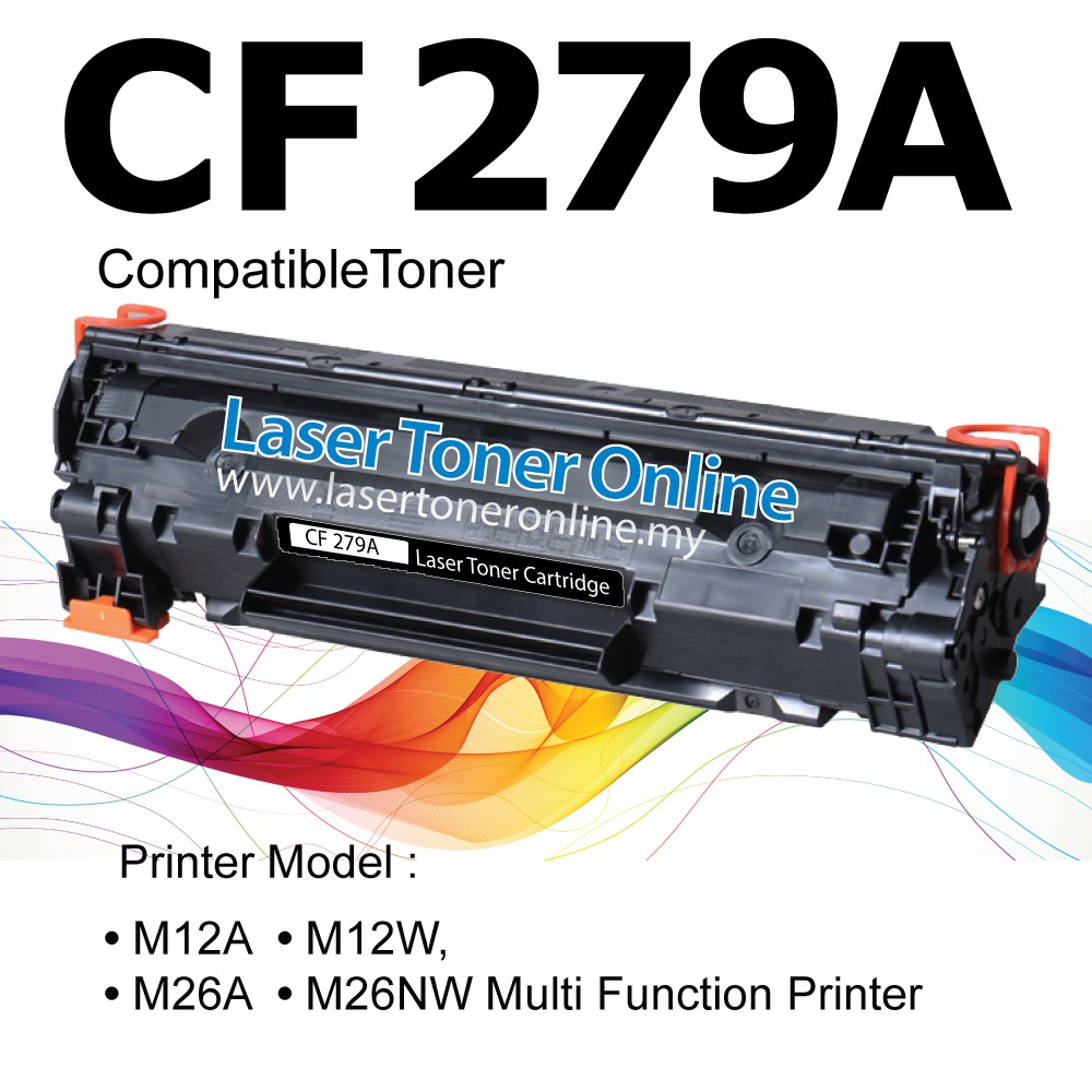 Compatible to HP CF279A 79A CF 279A 279 HP79A LaserJet HP Pro M12a M12w ...