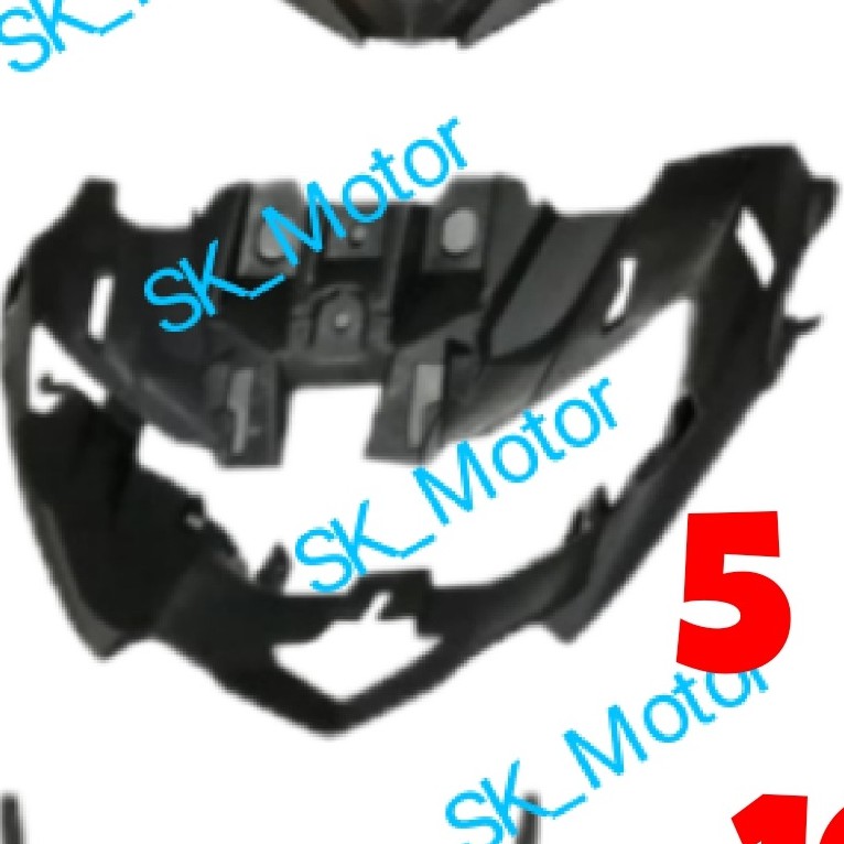 Yamaha Y15ZR Y15 YSUKU V2 Original Inner Cover Full Set Kaver Hitam Meter Cover Tengah Tank ...