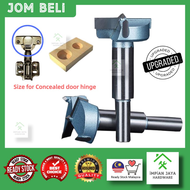 🌱IMP🌱Heavy Duty 35 MM Hinge Hole Bit Boring Bit For Concealed Door ...