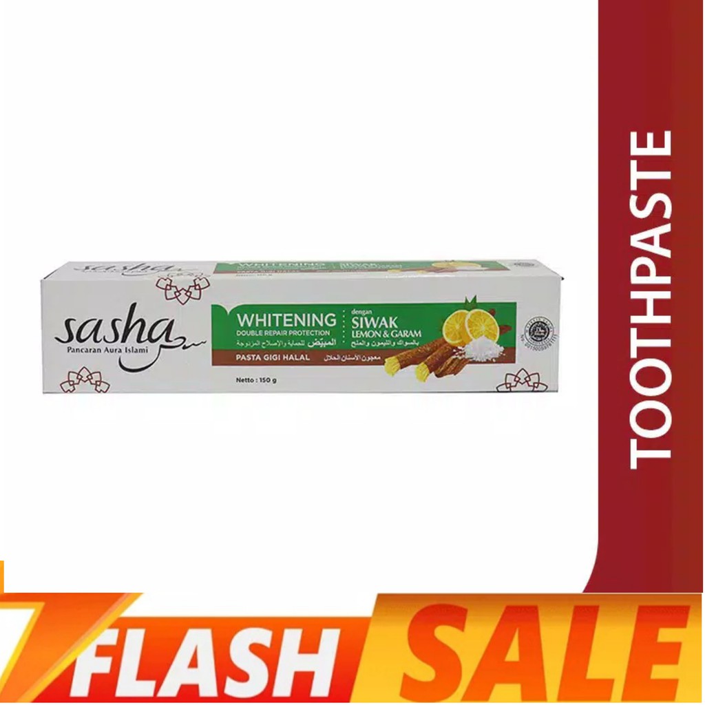 Sasha Toothpaste 150g halal | Shopee Malaysia