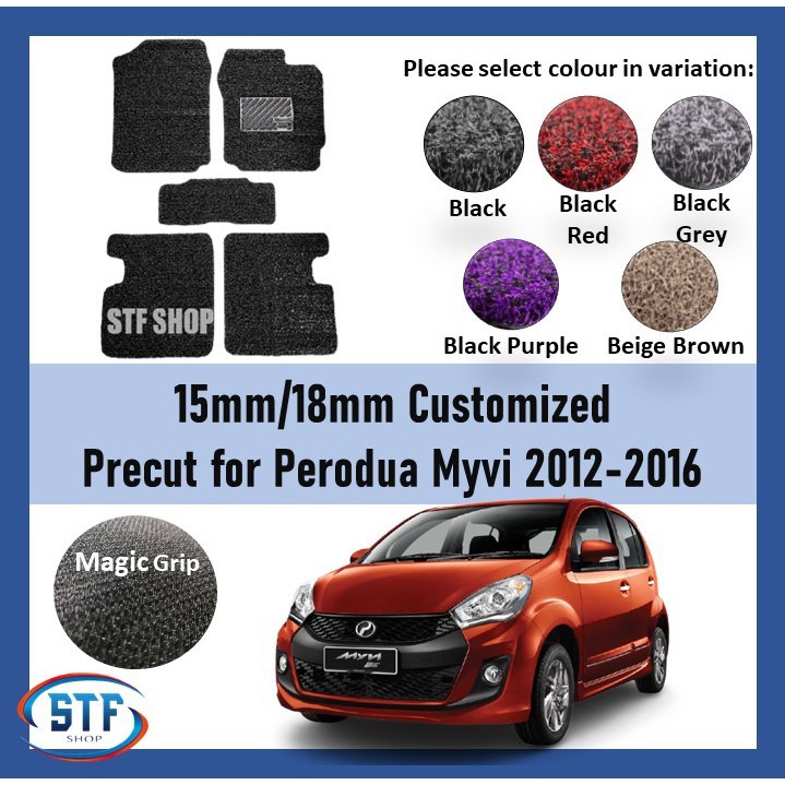 Perodua Myvi Lagi Best 2012-2017 /Myvi SE /Myvi Icon OEM Precut PVC ...