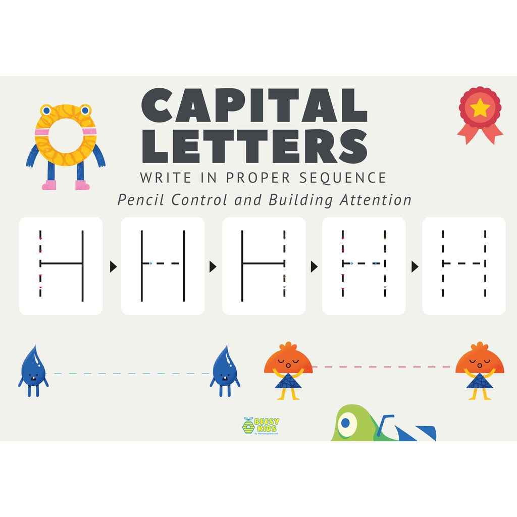 Learning Capital Letter in Sequence (PDF) | Shopee Malaysia