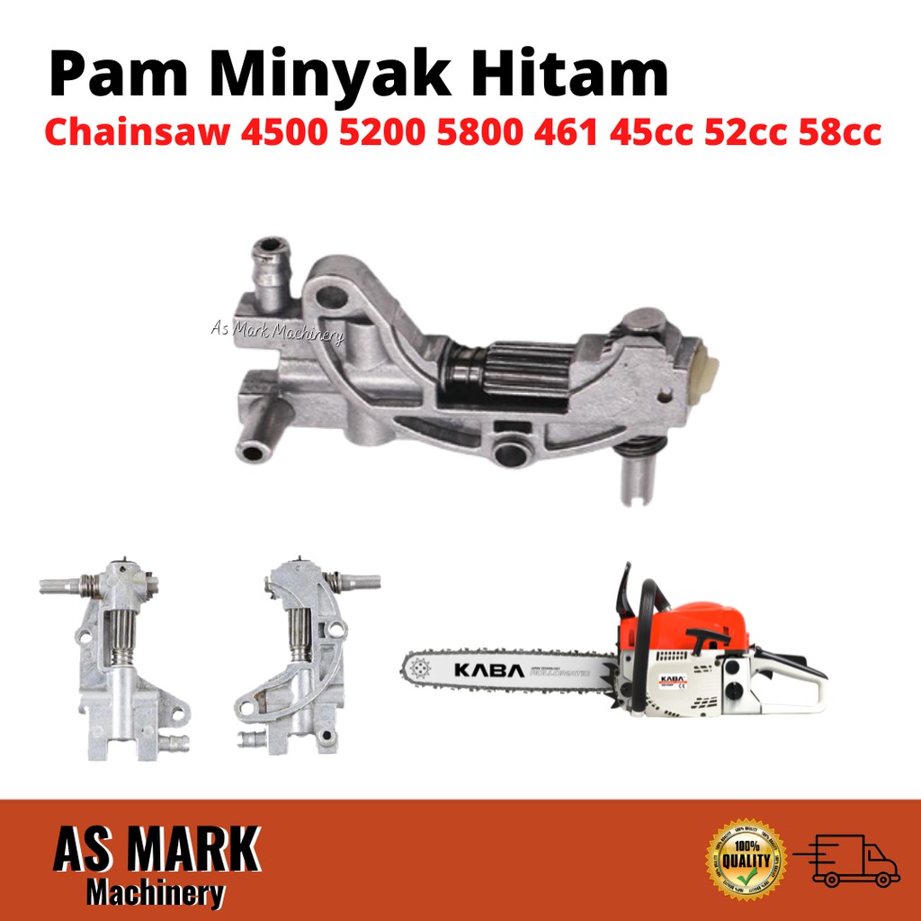 Pam Minyak Hitam Oil Pump Chainsaw 45cc 52cc 58cc 4500 5200 5800 461 Ogawa Kaba | Shopee Malaysia